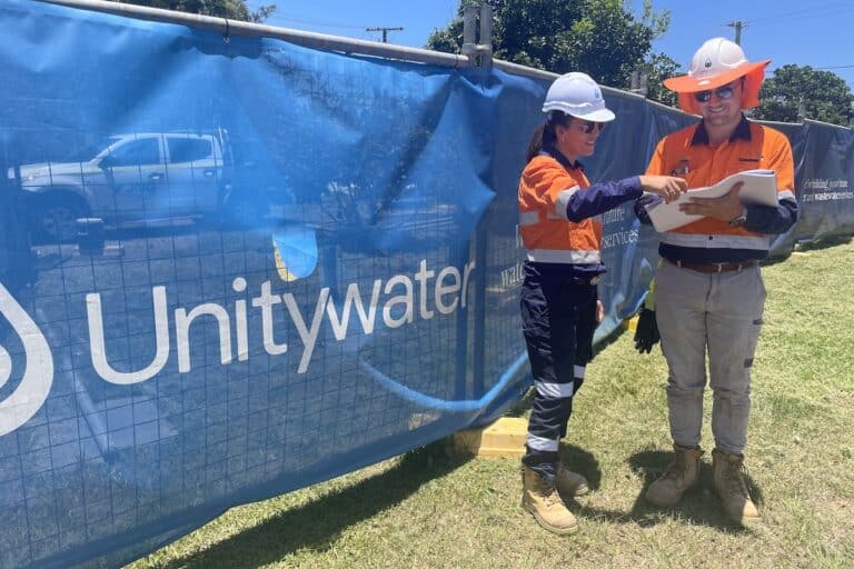 Unitywater recycles construction banner mesh in industry first - Inside ...
